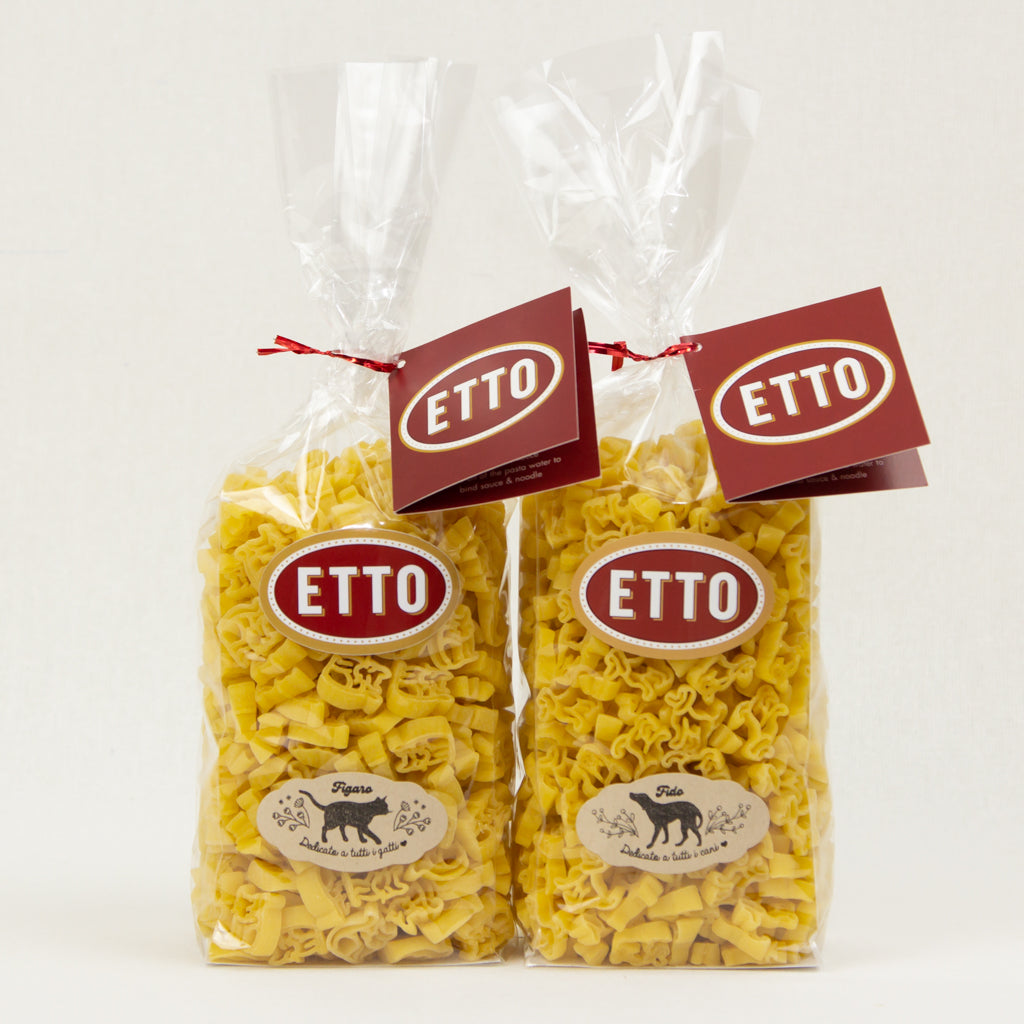 Kids and Pet Loves Pasta Bundle - Cat & Dog Shaped Pasta | Etto Pasta