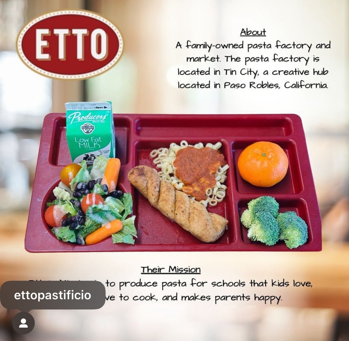 Back to School – Etto Pasta
