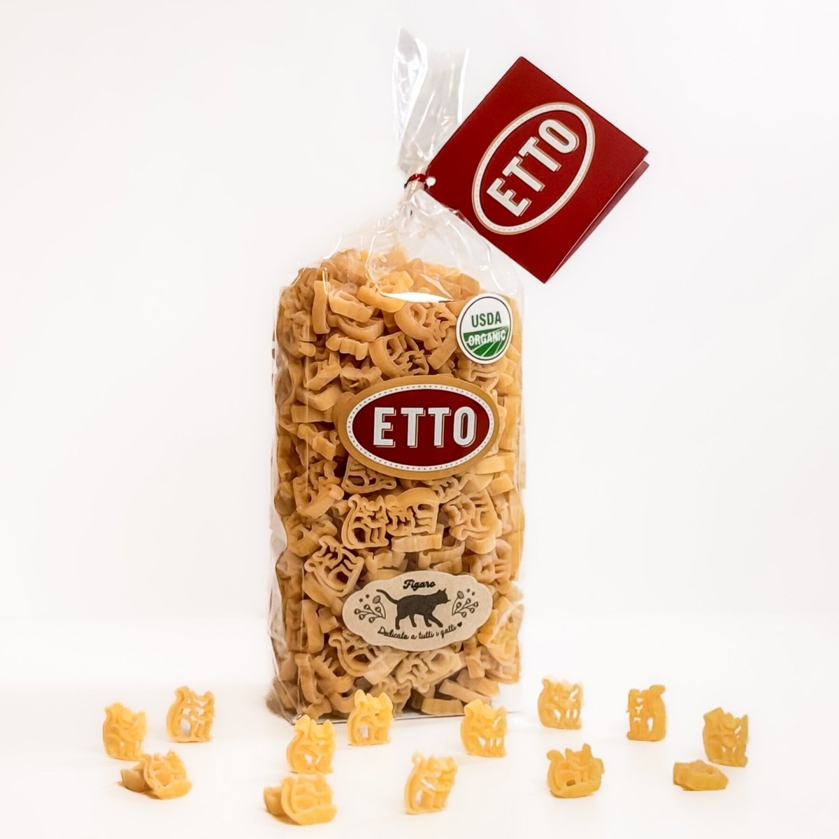 Figaro Cat Shaped Pasta Pasta | 1lb & 6.4lb Sizes | Etto Pastificio ...