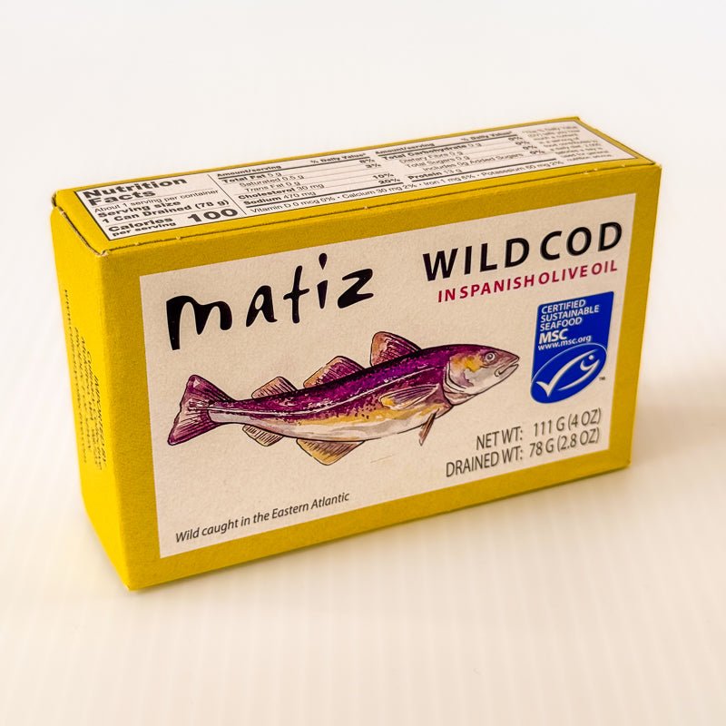 Matiz Wild Cod in Spanish Olive Oil – Etto Pasta