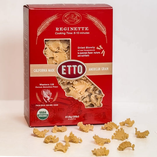 Reginette Pasta | 1lb, 4.5lb, 15lb Sizes | Etto Pastificio – Etto Pasta